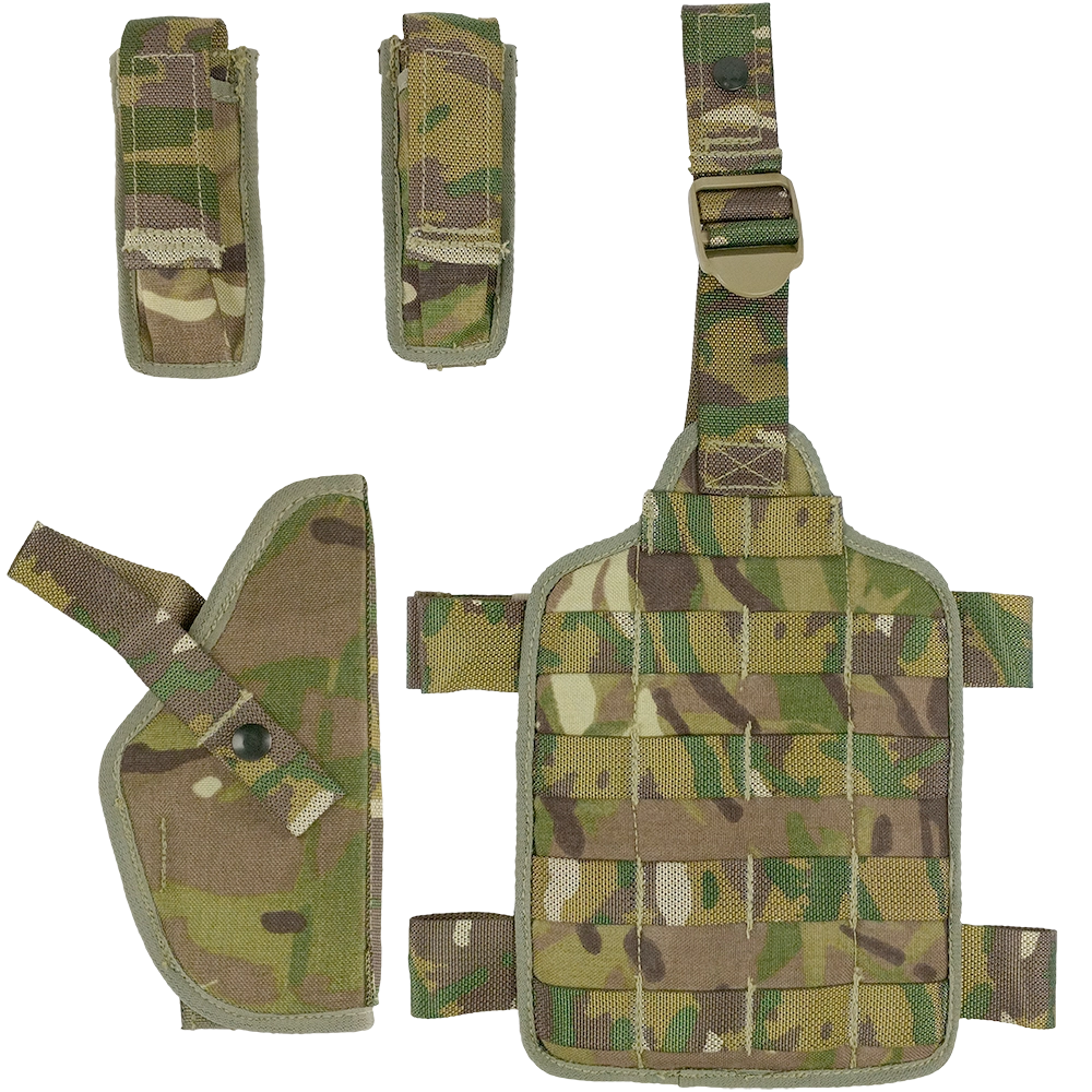 British Army MTP MOLLE Leg Holster Set