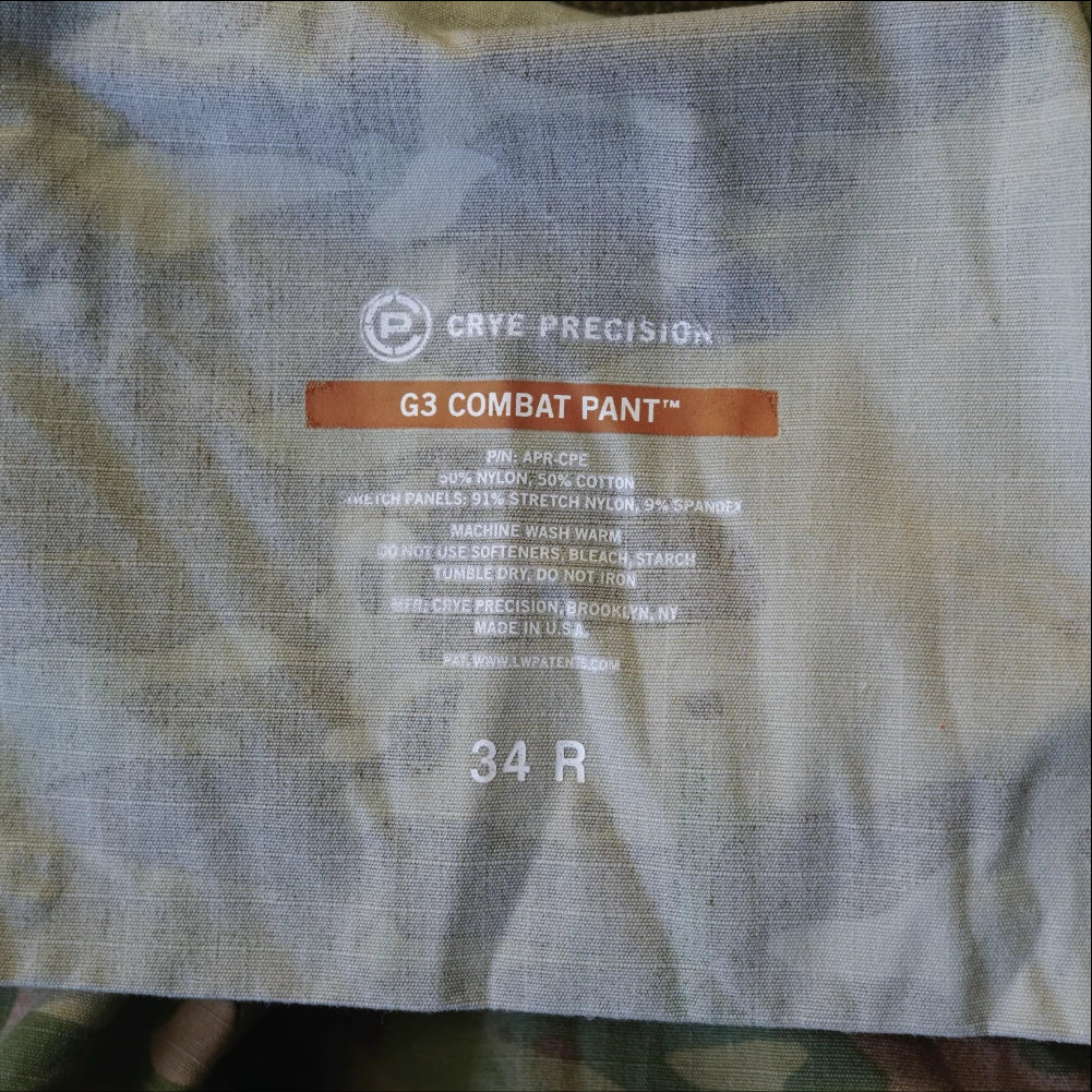 Crye Precision G3 Multicam Combat Pants - 34R