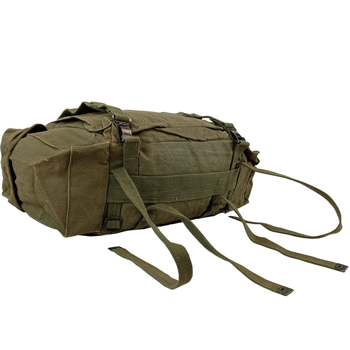 Belgian Olive Canvas Rucksack