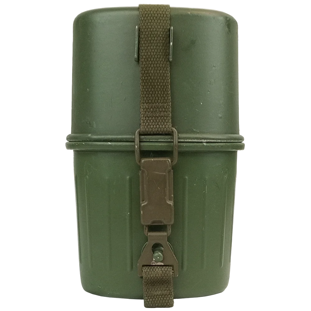 German Army Aluminum Canteen Set