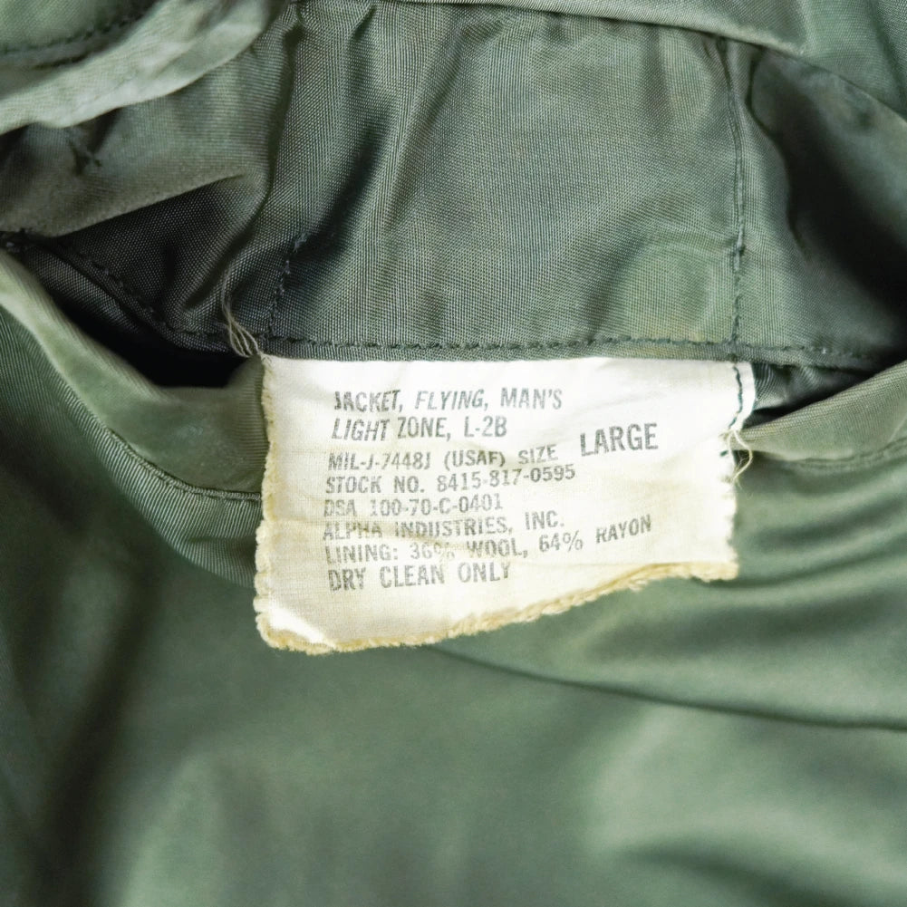 US Air Force Alpha Industries L-2B Flight Jacket