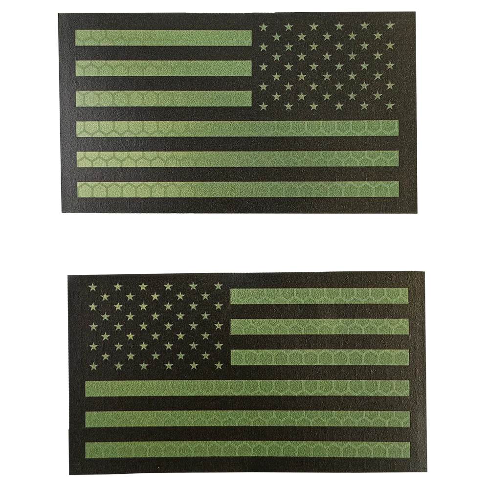 US Flag Reflective Patch