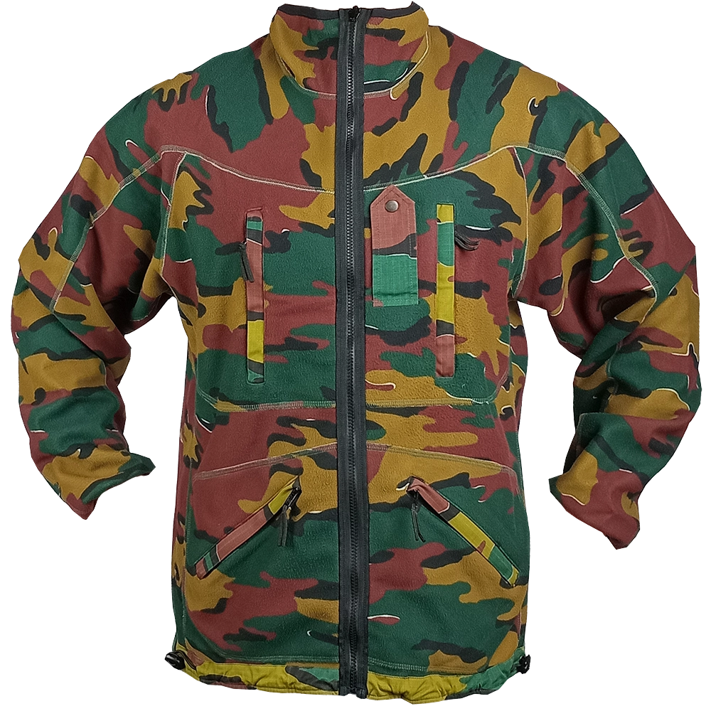 Belgian Jigsaw Camo Reversible Fleece Jacket