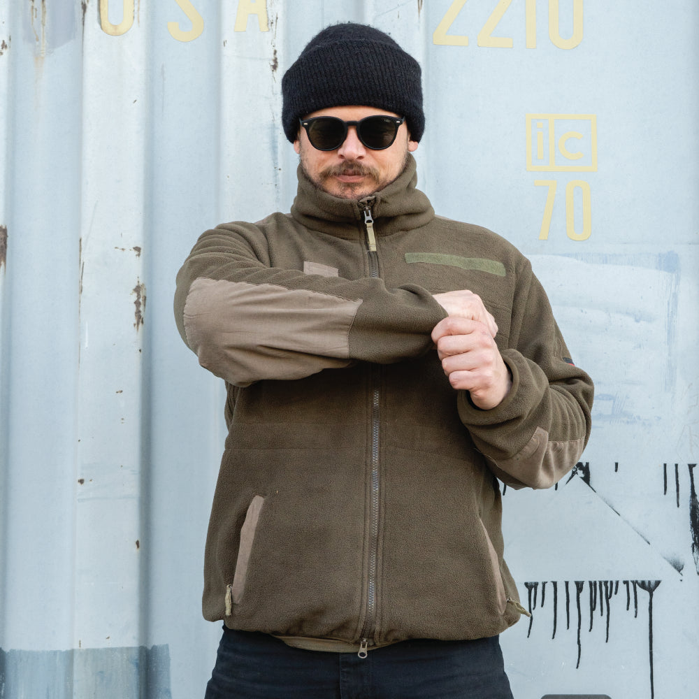 German Army Olive Fleece Jacket