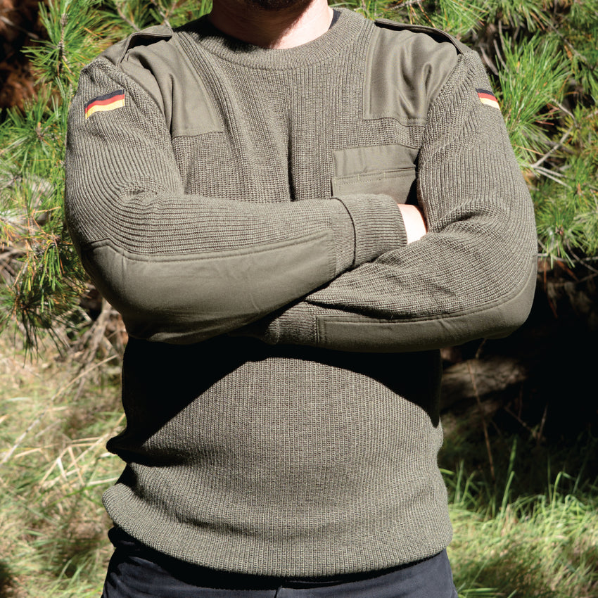 German Army Olive Drab Sweater