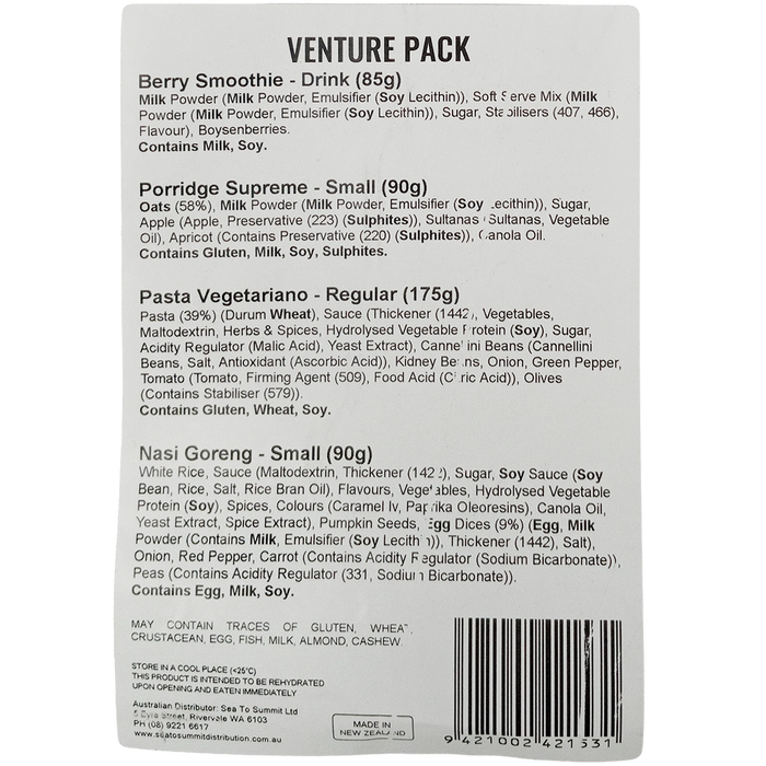 Back Country Cuisine - Venture Pack