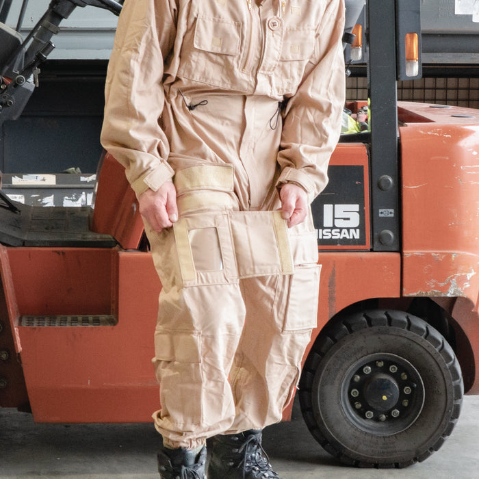 British Army Beige AFV Overalls - New