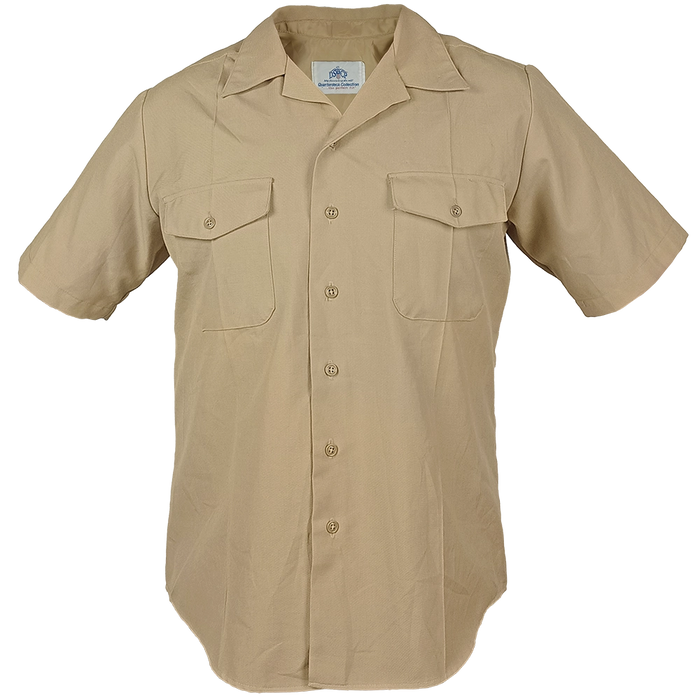 USMC/Navy Khaki Short Sleeve Service Dress Shirt