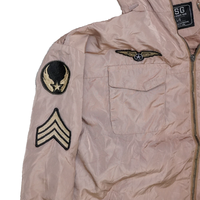 CSG Military Style Jacket with Patches - Large