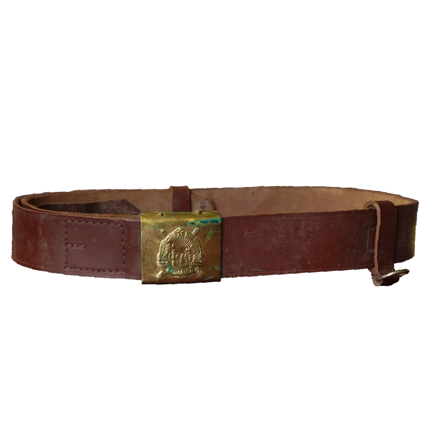 Romanian Army Leather Belt