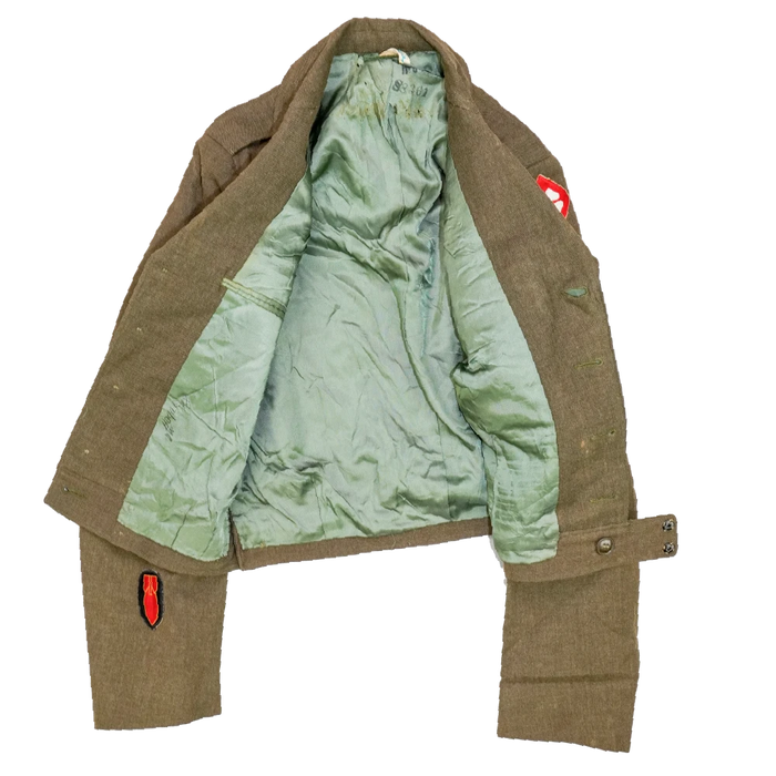 US Army M-1950 Wool Ike Jacket and Cap - 38L, Medium