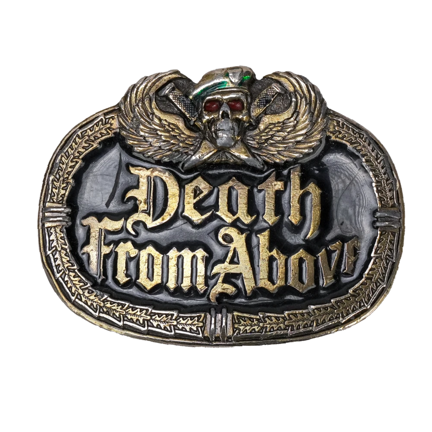 US Made Airborne 'Death From Above' Belt Buckle