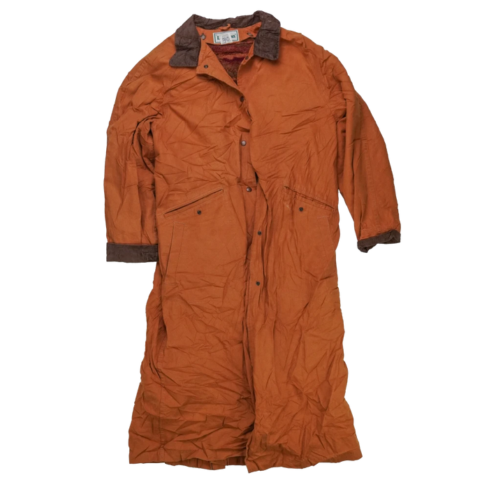 US Made LL Bean Women's Duster Coat - Large