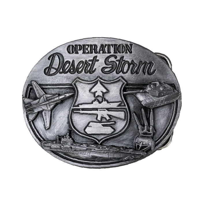 US Made Operation Desert Storm Belt Buckle, Item 1