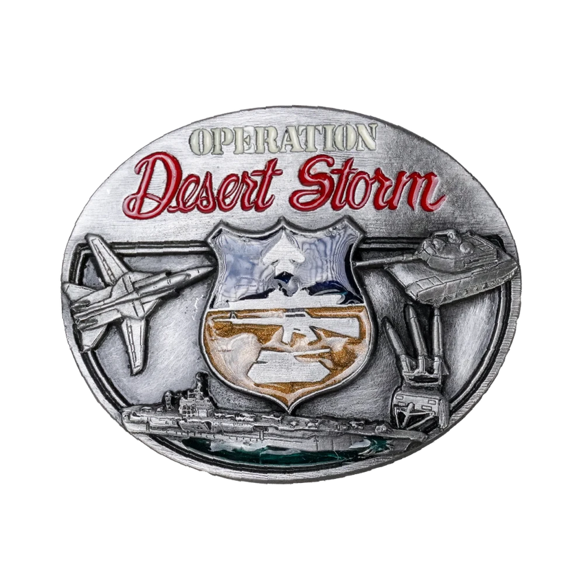 US Made Operation Desert Storm Belt Buckle, Item 2