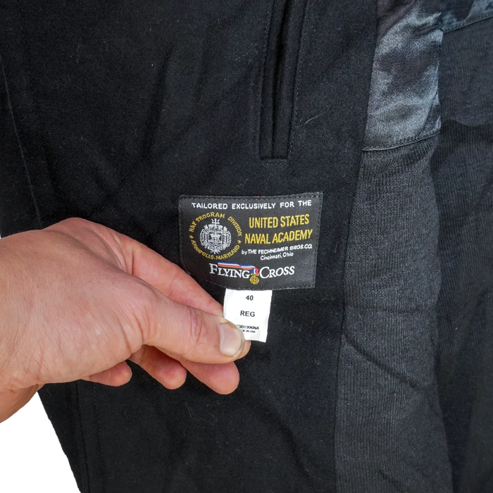 US Naval Academy Wool Pea Coat - 40R, Medium