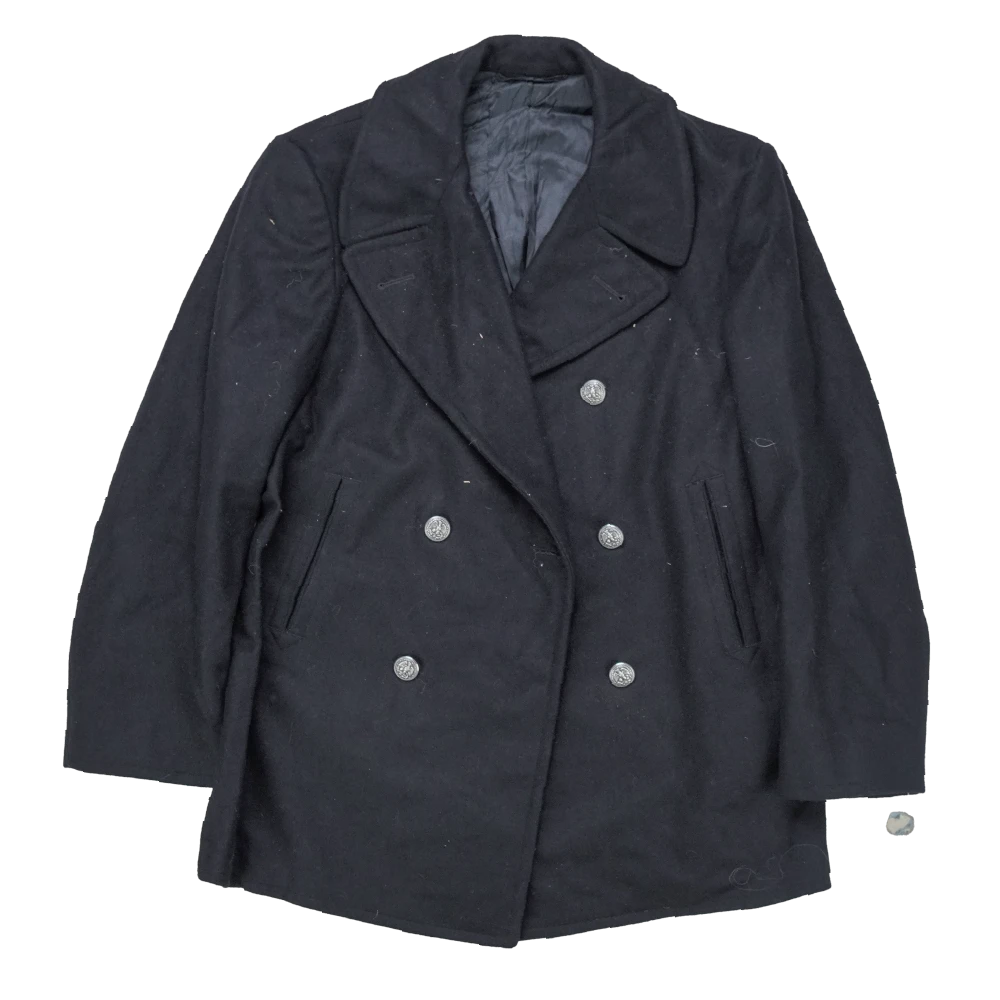 US Navy Wool Pea Coat - 40R - Medium