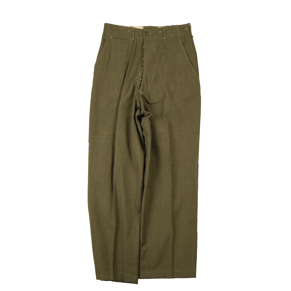 USGI M45 Olive Wool Field Trousers - 30x33