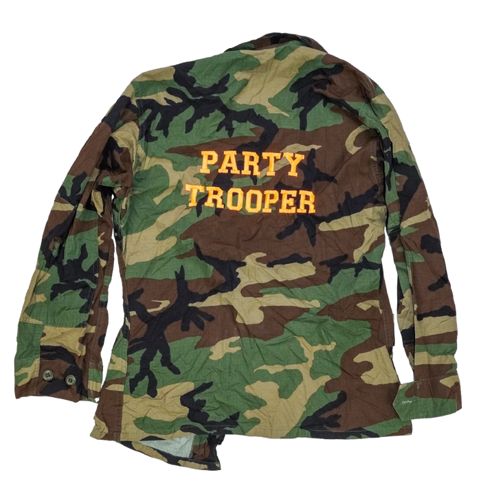 USGI Woodland Ripstop "Party Trooper" BDU Shirt - Small Short