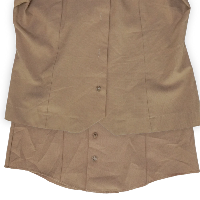 USMC/Navy Women's Khaki Short Sleeve Service Dress Shirt