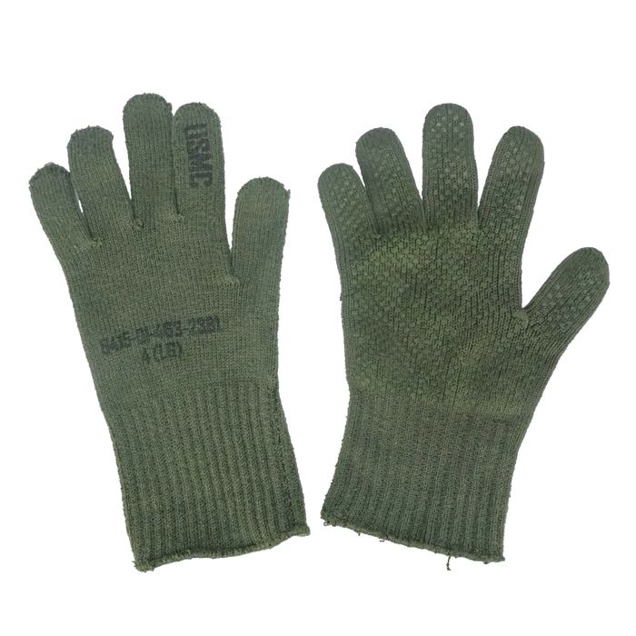 USMC Olive Grip Dot Gloves