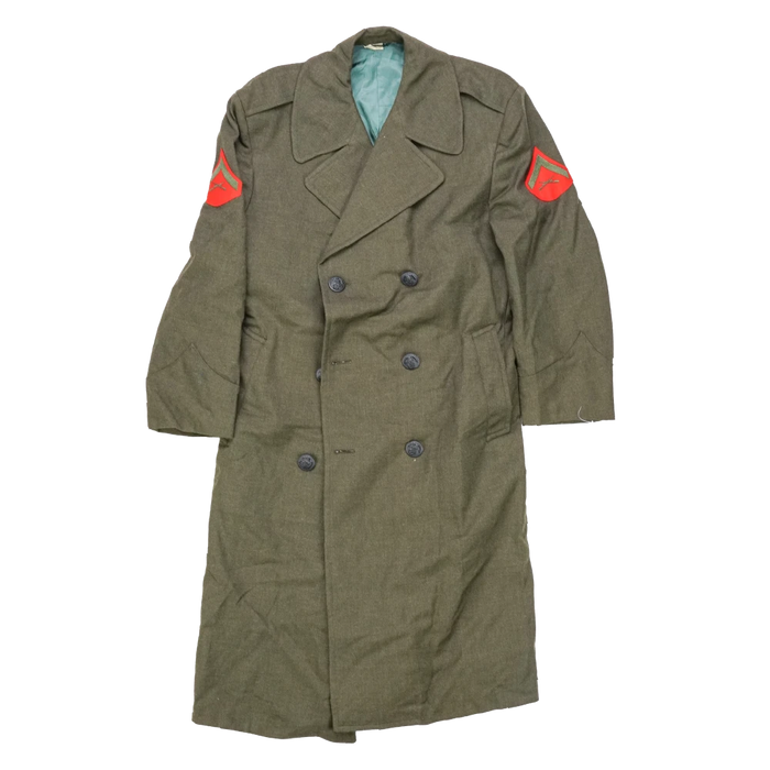 USMC Wool Overcoat - 38S - Medium