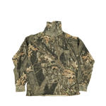 Vintage 90's Mossy Oak Mock Neck Shirt by Sasquatch - USA Made - L