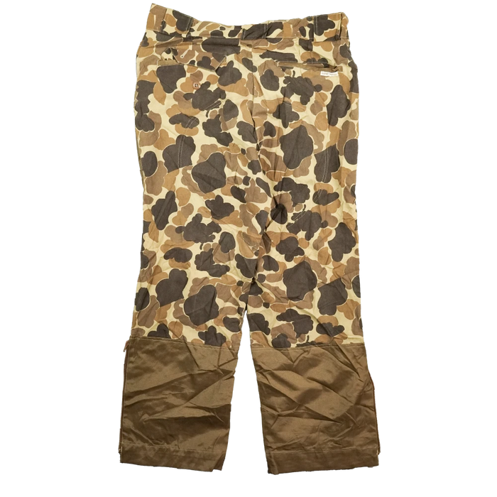 Vintage Duck Hunter Camo Double Knee Hunting Pants