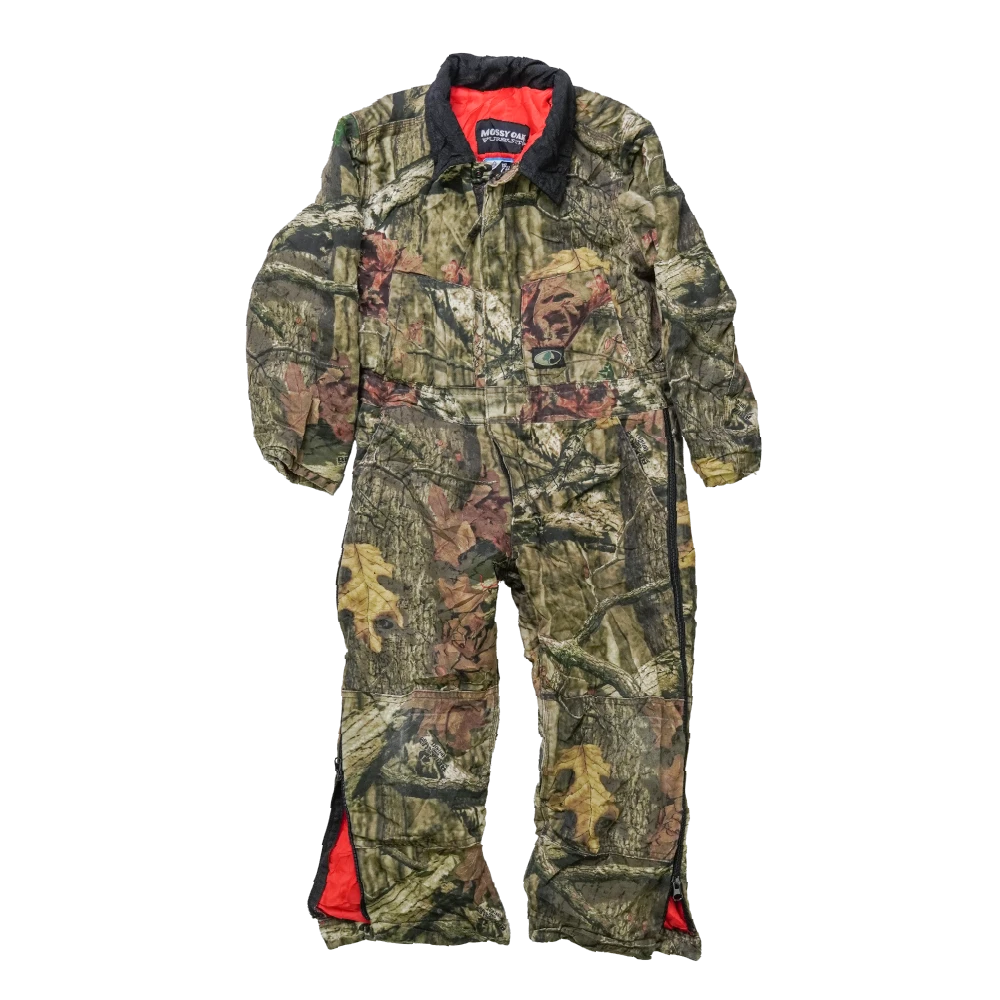 Walls Mossy Oak Pursuits Kids Camo Coveralls - Small