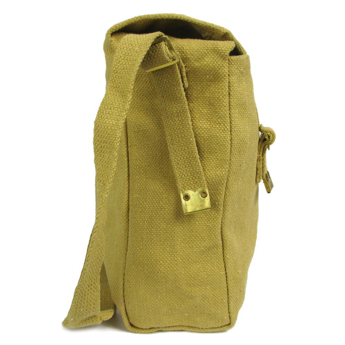 Large Canvas Haversack - Khaki | Army and Outdoors