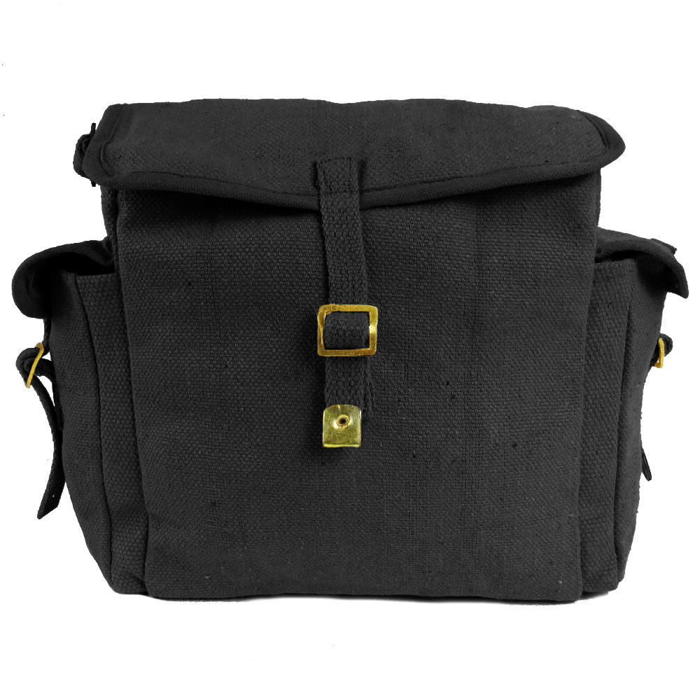 Canvas Haversack - Black | Army and Outdoors