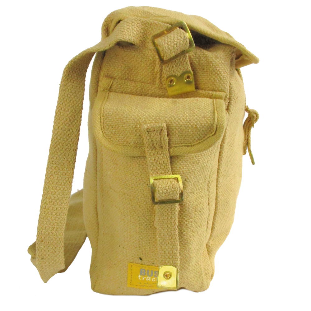 Canvas Haversack - Khaki | Army and Outdoors