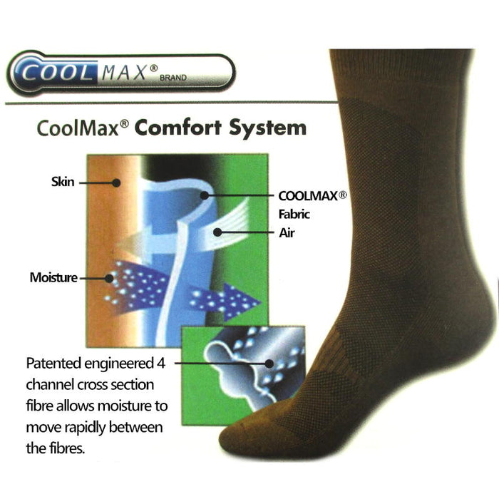 Black Coolmax Socks