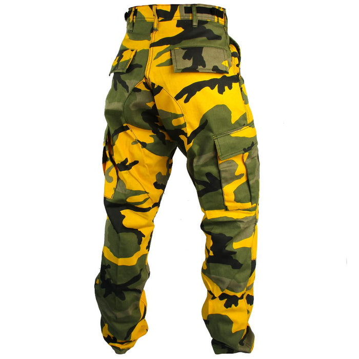 Tactical Camouflage BDU Pants - Yellow